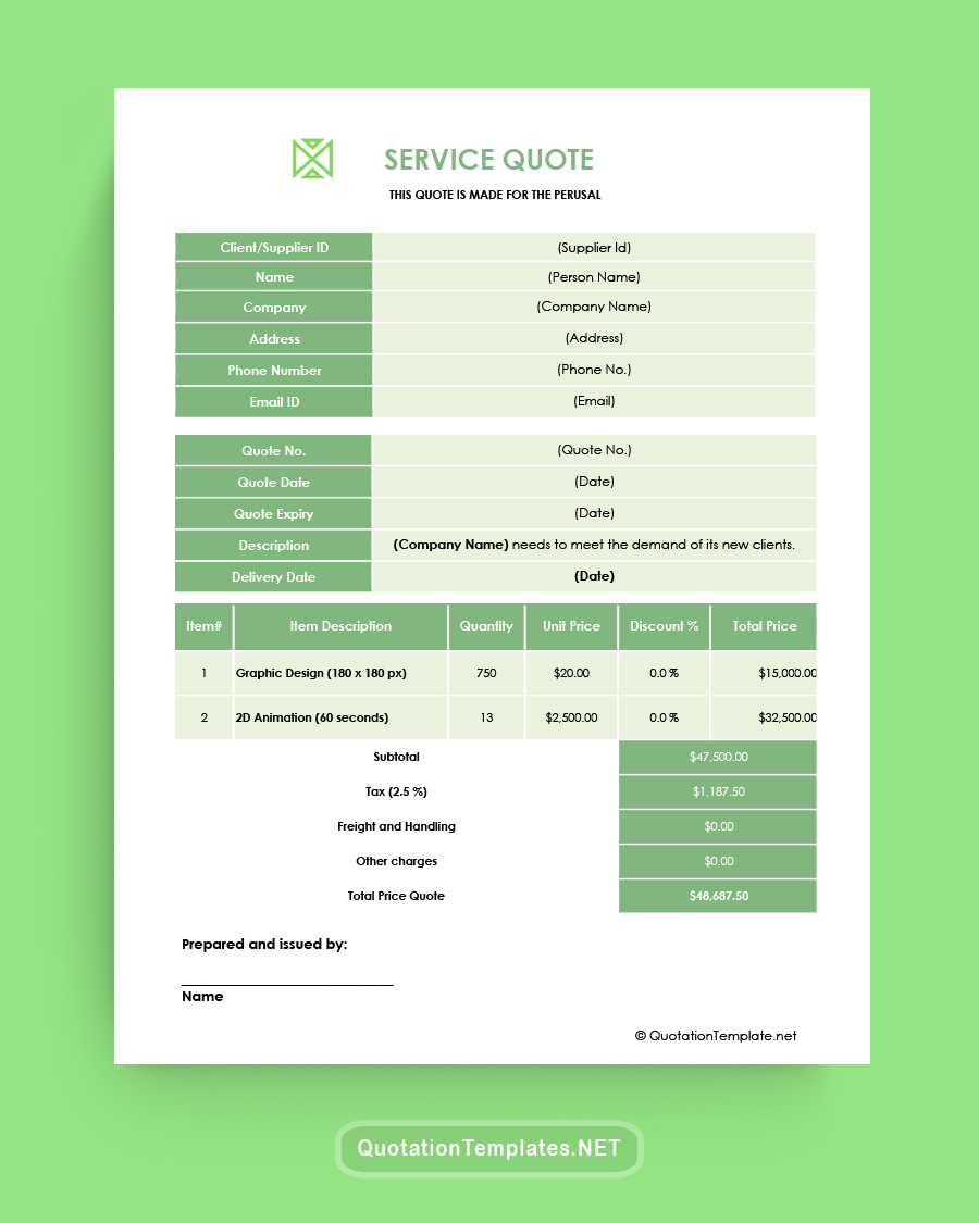 Landlord Insurance Quote Template - 220702 - BLK – Quote Templates